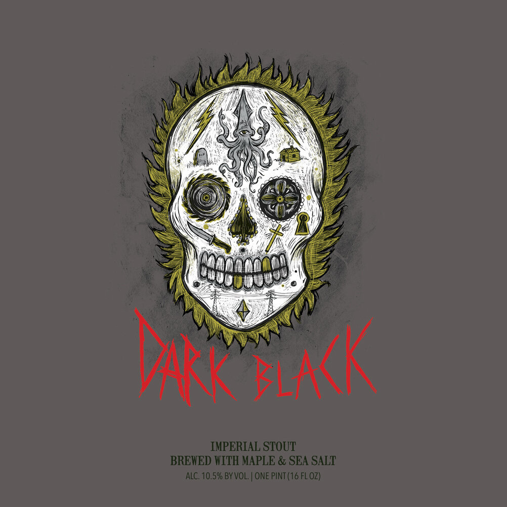 Photo of Hop Butcher for the World Dark Black beer Label