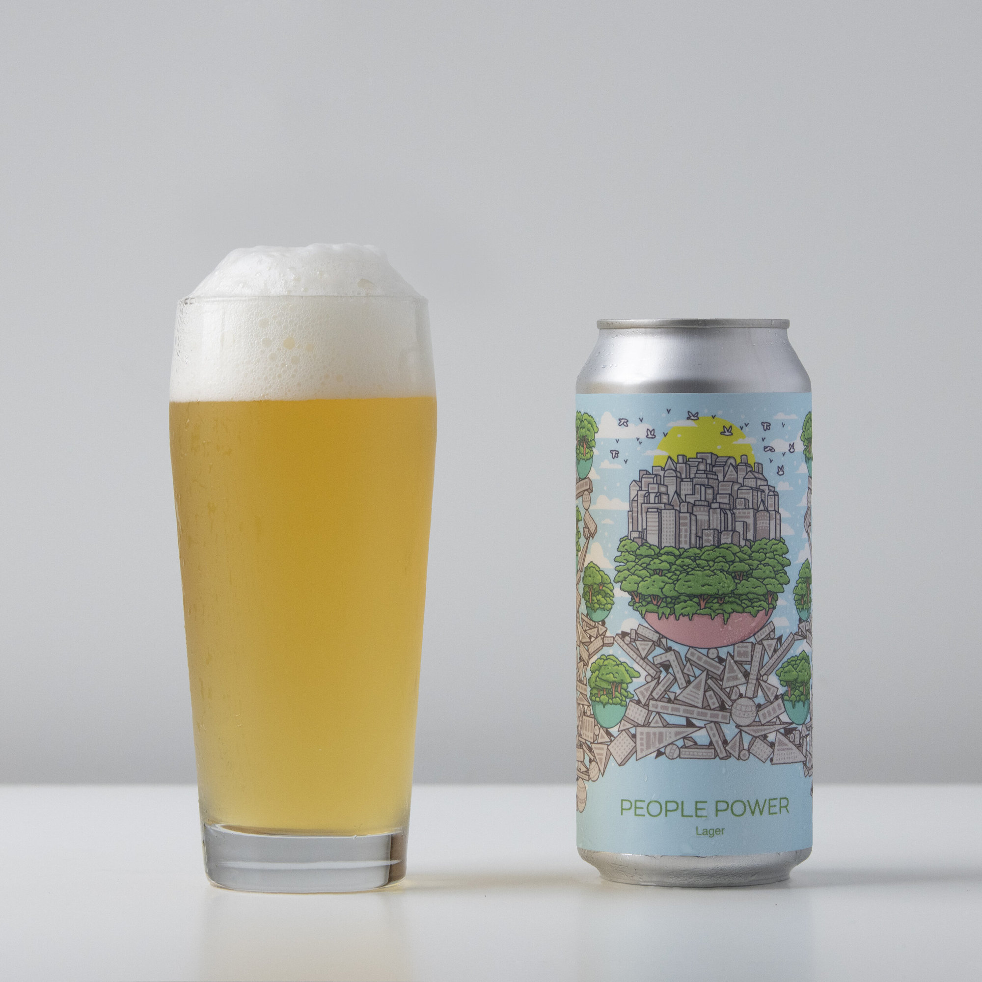 Photo of Hudson Valley People Power beer Label