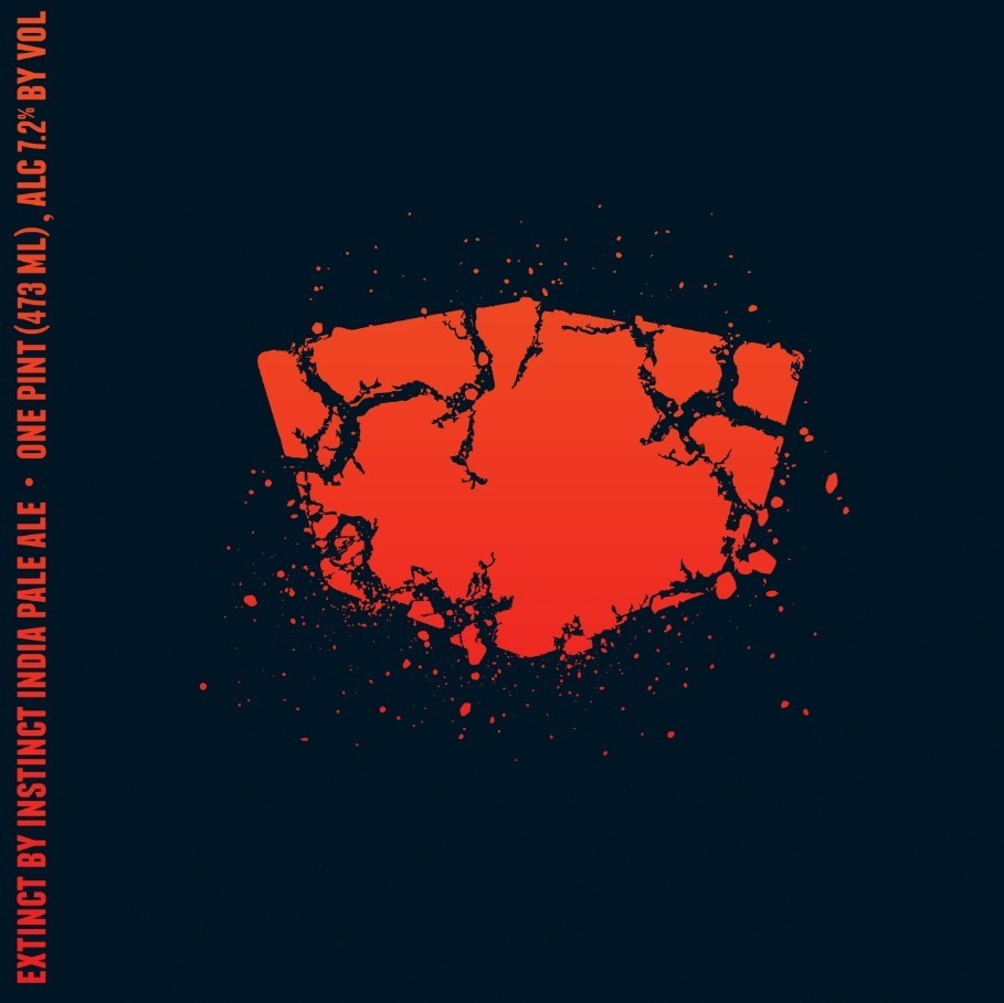 Photo of Virginia Beer Co. Extinct By Instinct beer Label