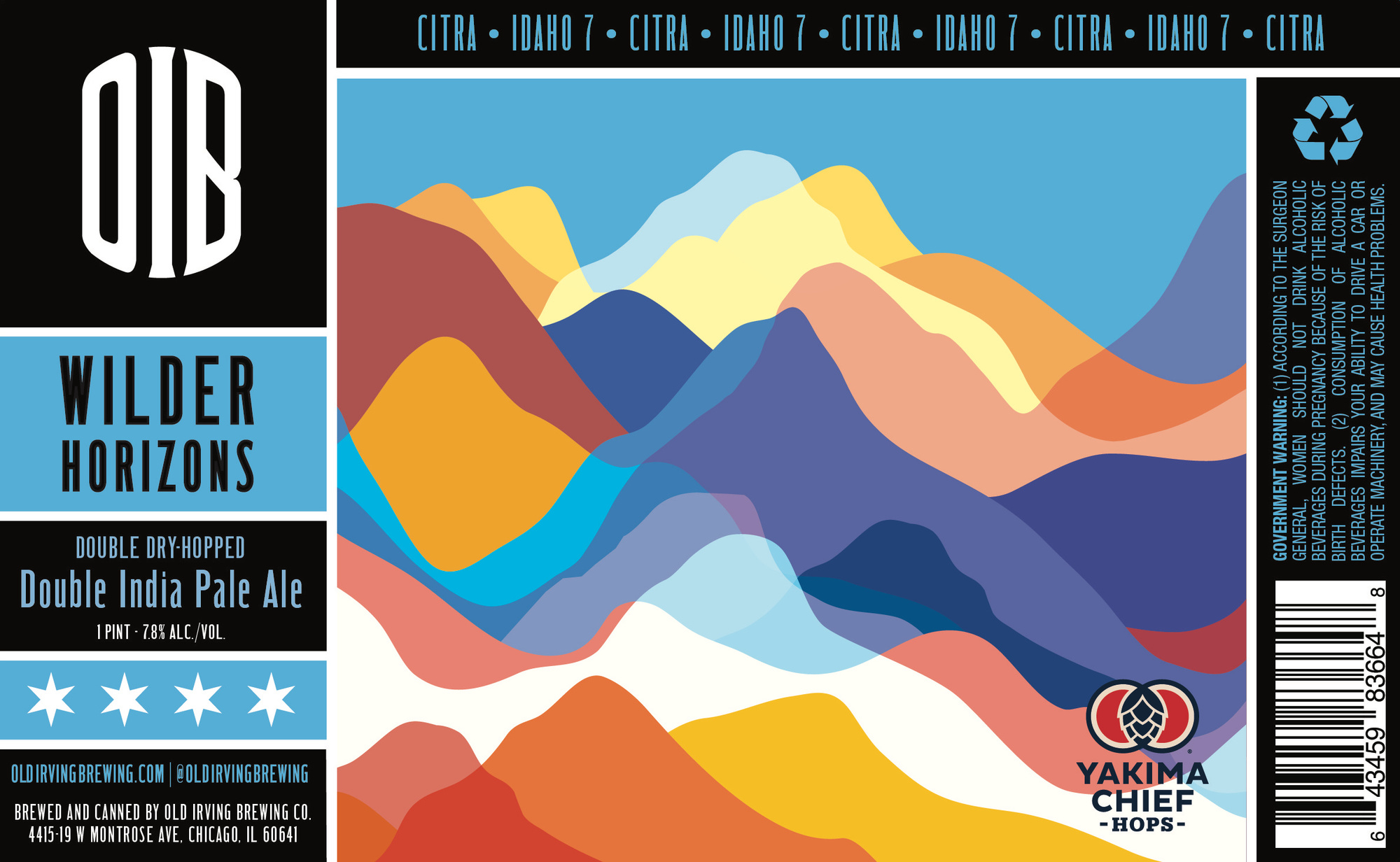 Photo of Old Irving Wilder Horizons beer Label