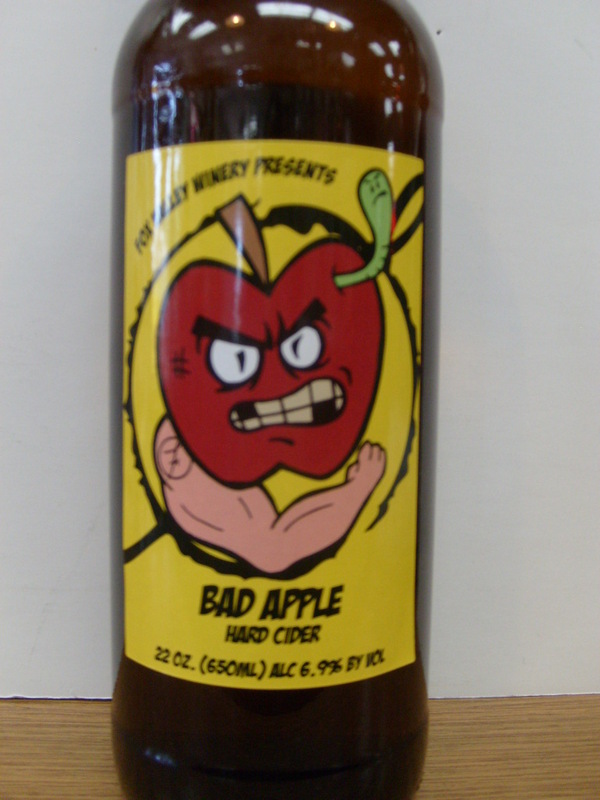 Photo of Fox Valley Bad Apple Hard Cider beer Label