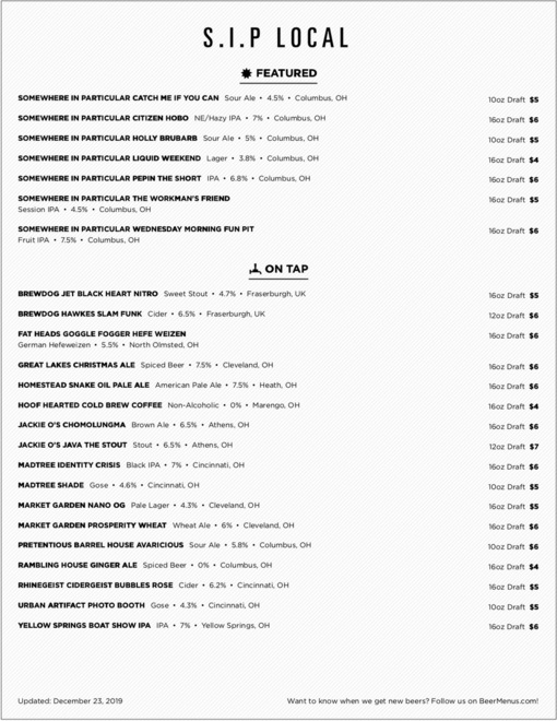 10 best beer menu template designs for bars & restaurants