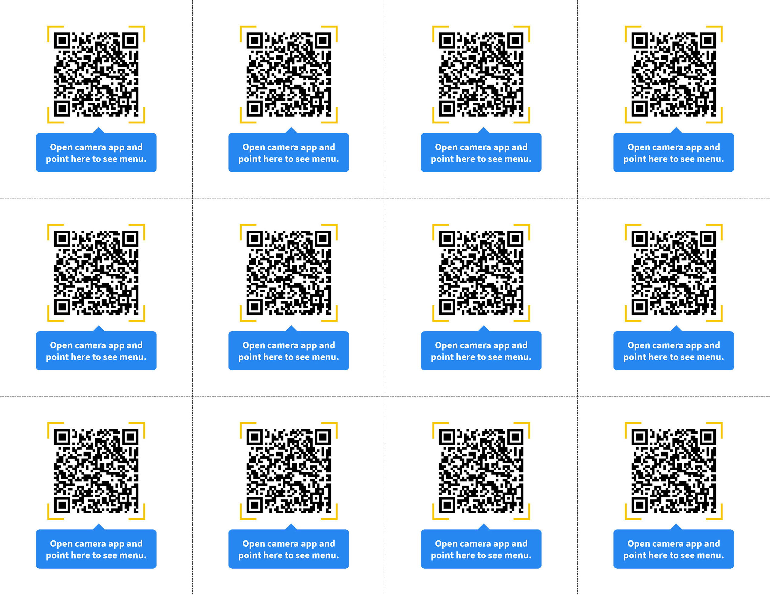 Create a print beer menu with one click