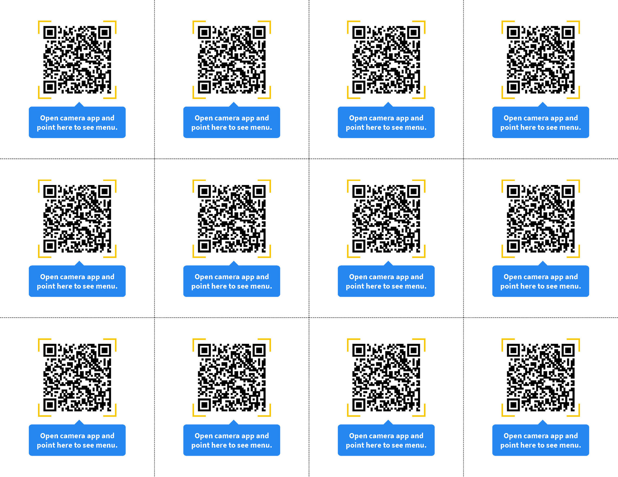 Create a print beer menu with one click
