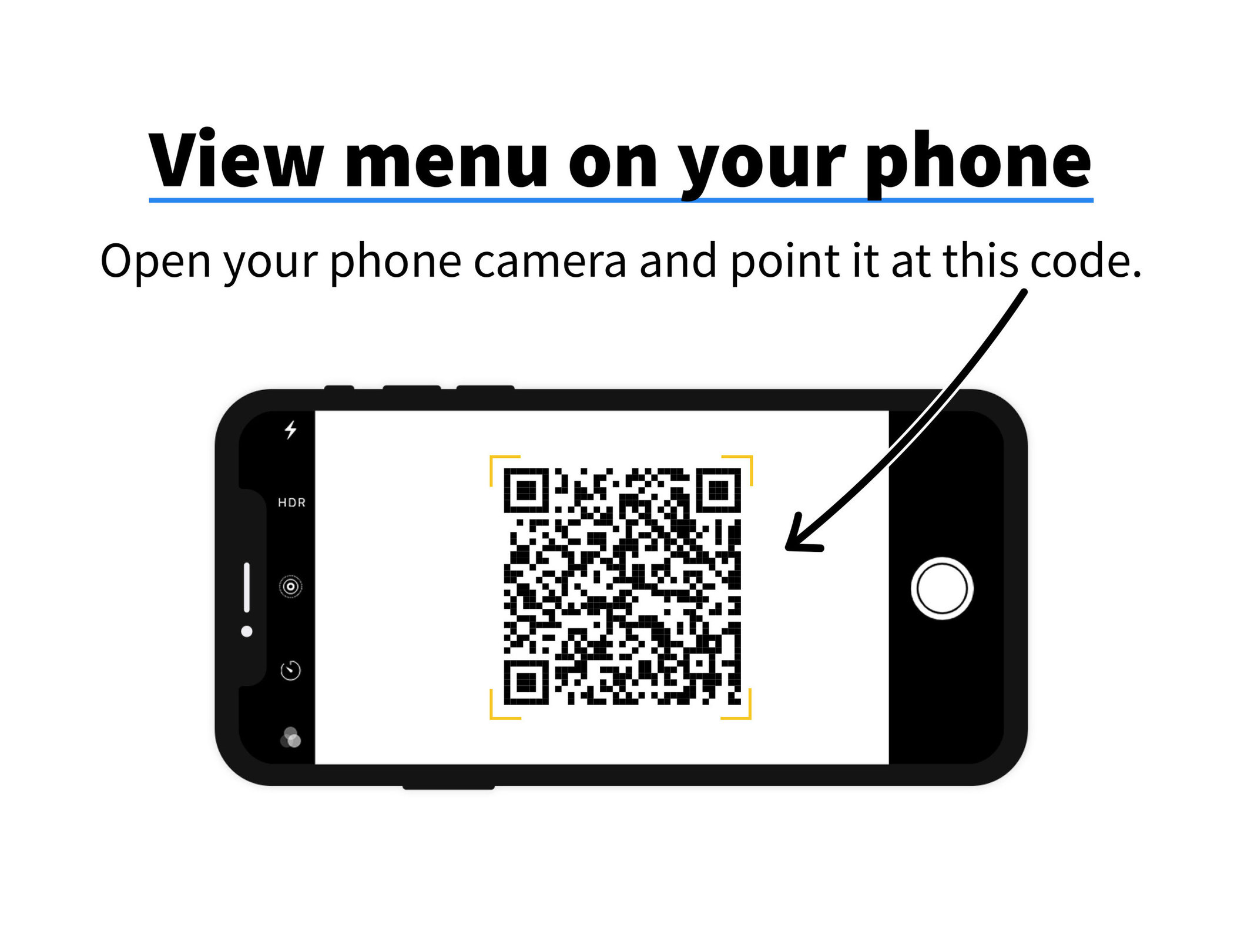 Create a QR code restaurant menu with one click