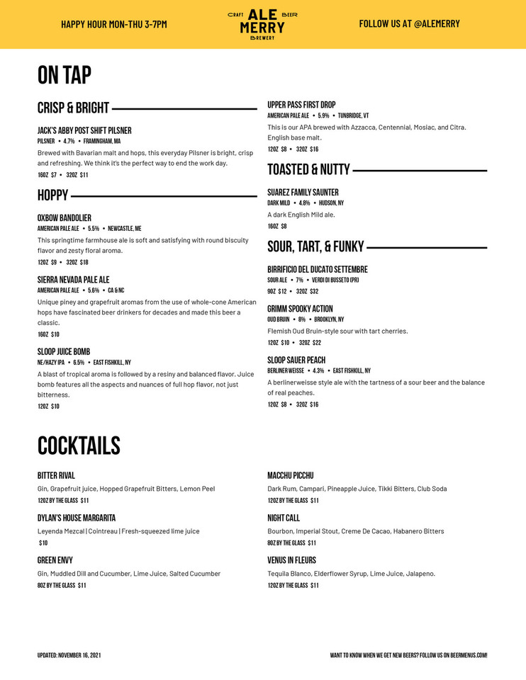 How to create a balanced beer list